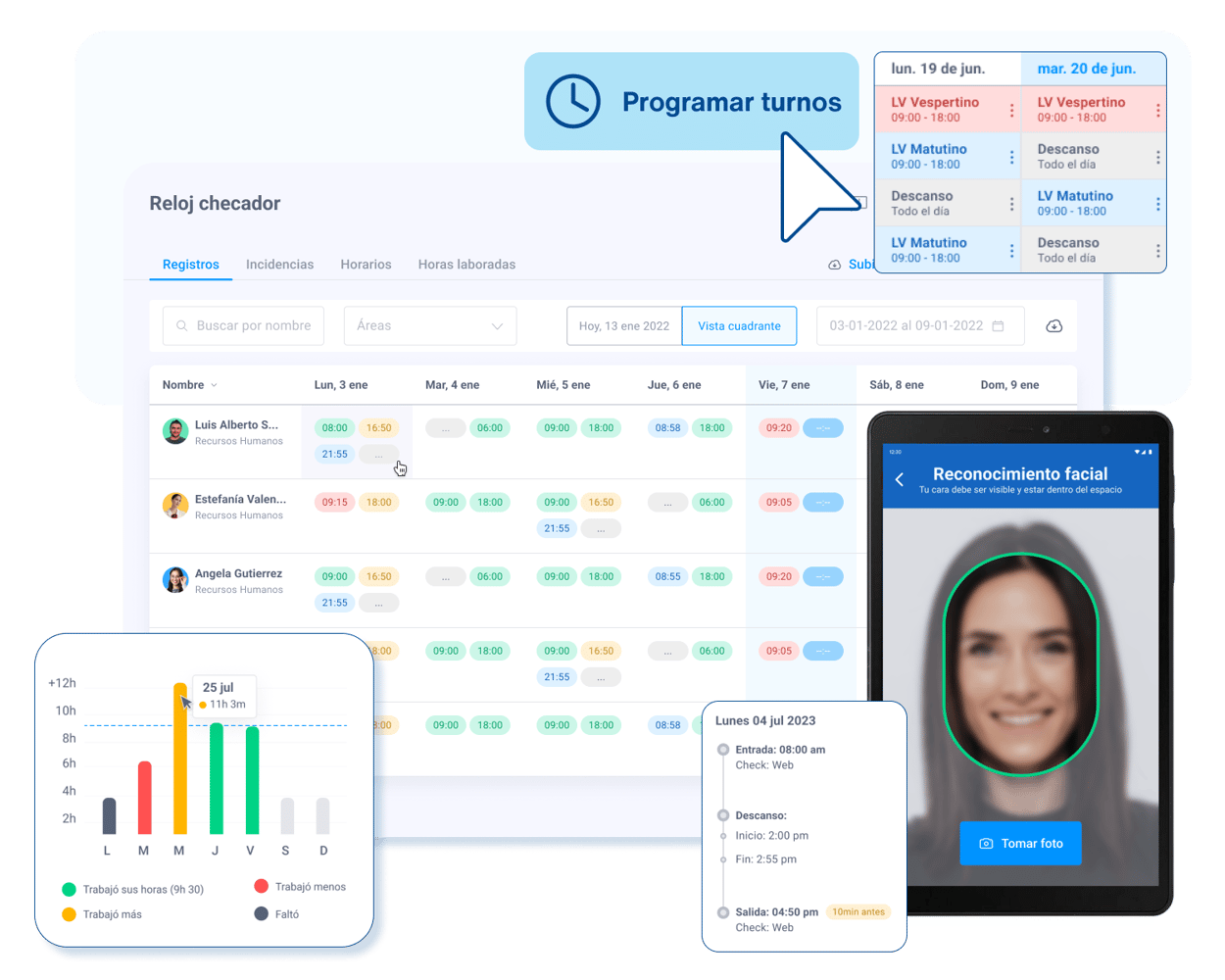 Worky RH, la App de Reloj Checador para control preciso